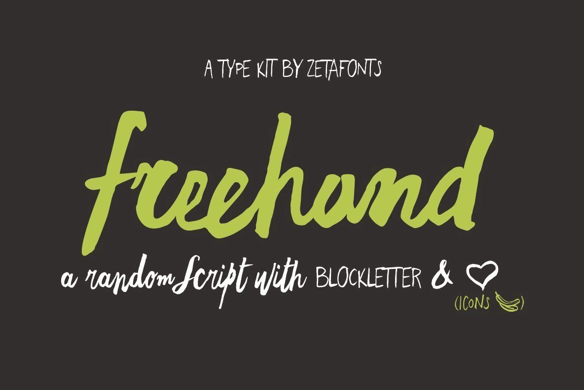 Freehand Brush Font