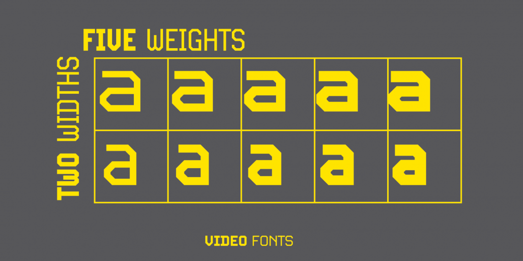Video Font