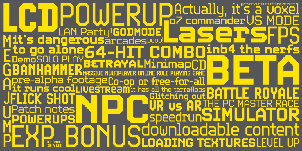 Video Font