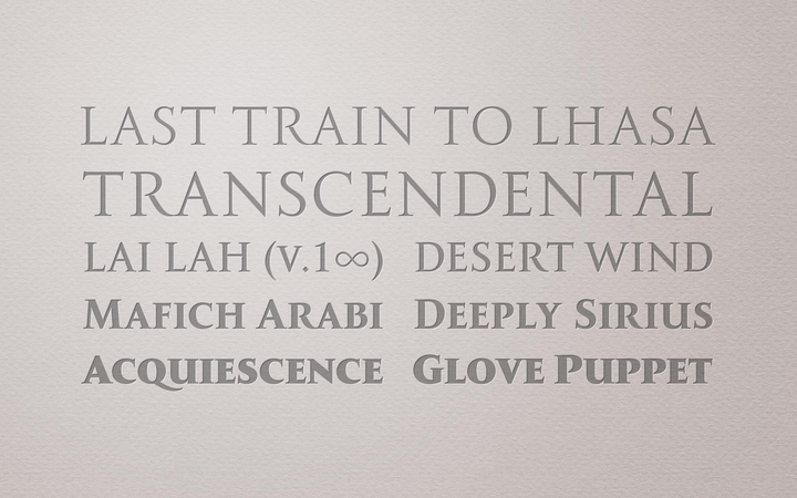 Transcend Font