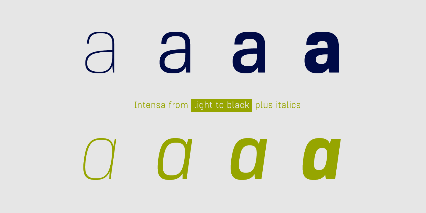 Intensa Font