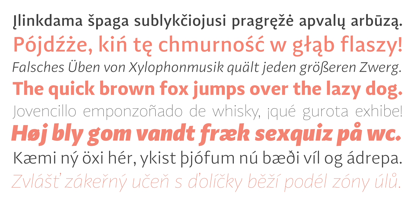 Adagio Sans Font