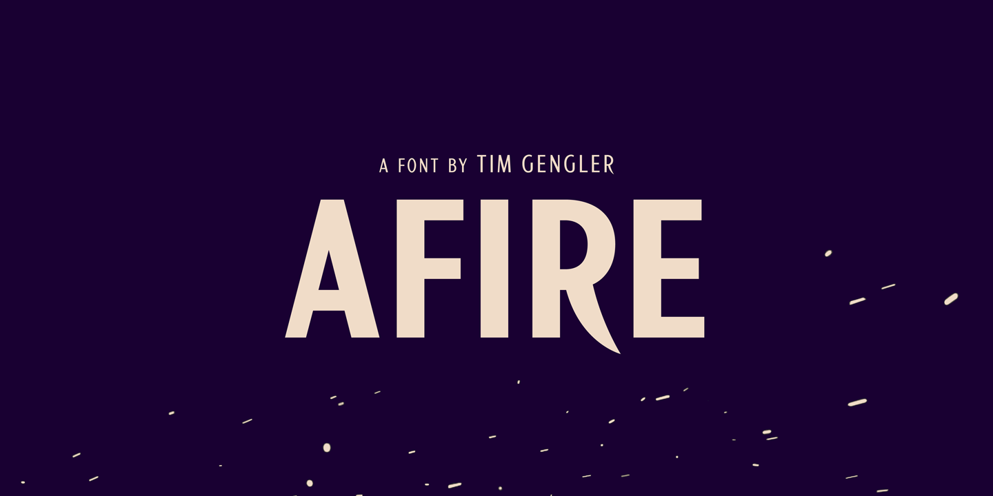 Afire Font