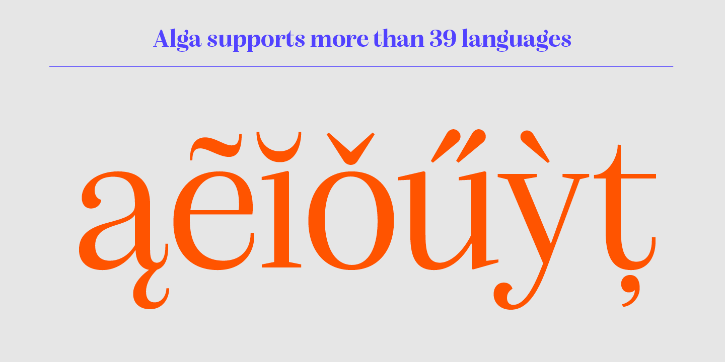 Alga Font