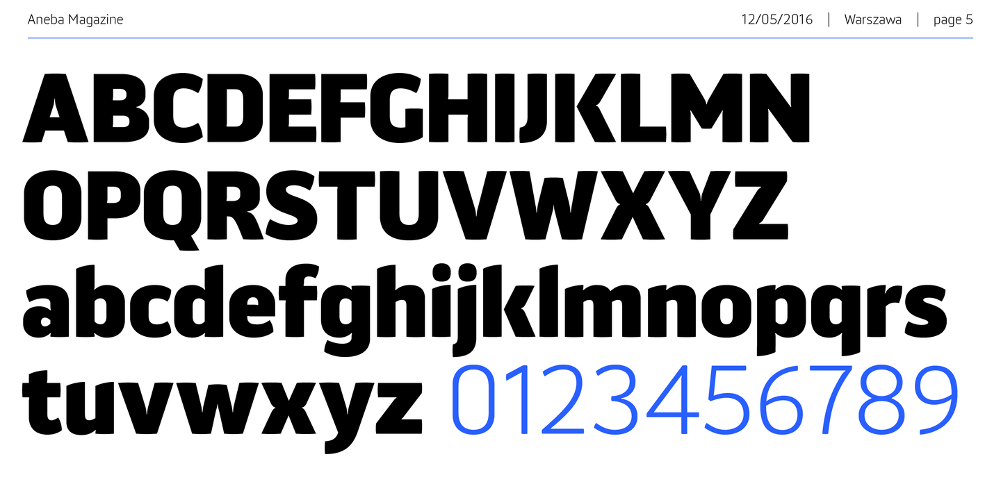 Aneba Neue Font