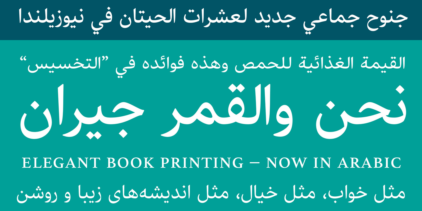 Athelas Arabic Font