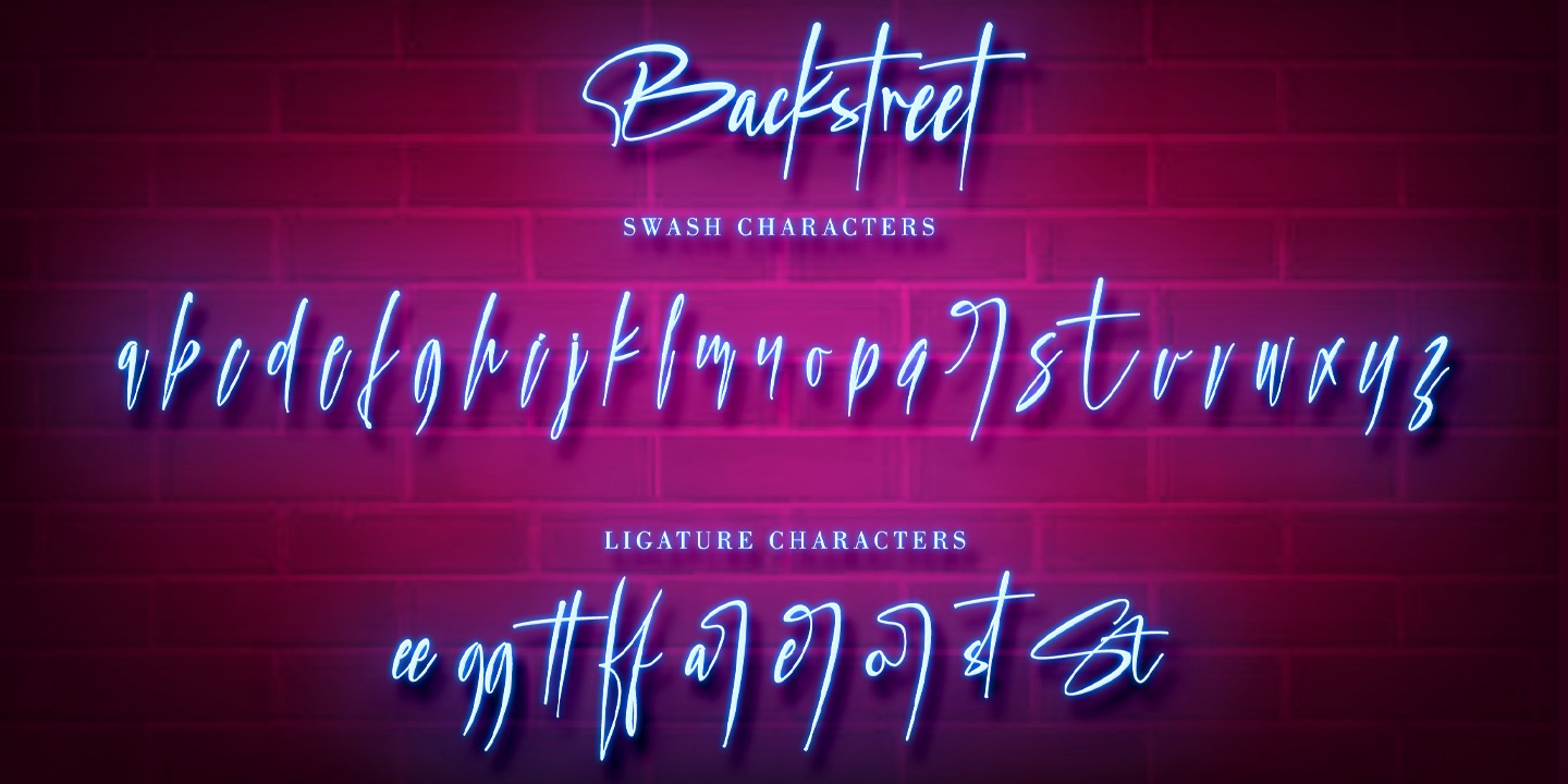 Backstreet Font
