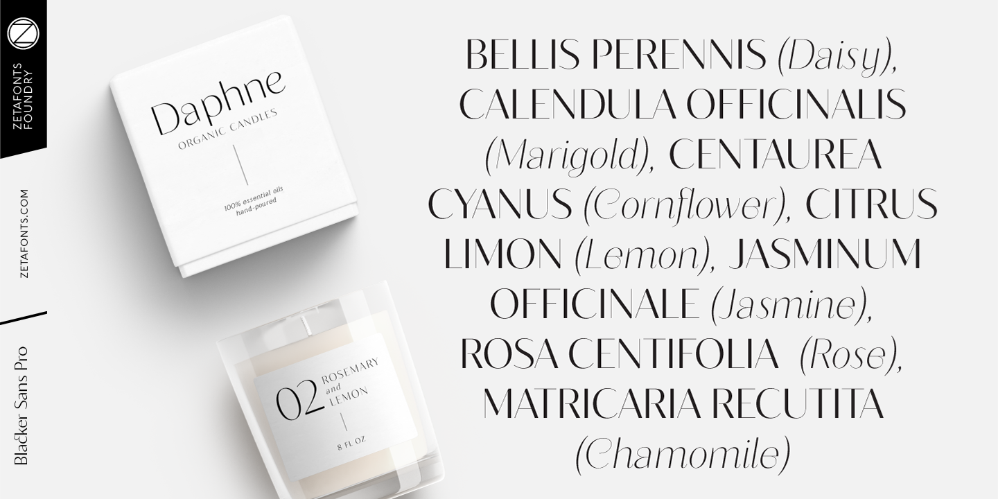 Blacker Sans Pro Font