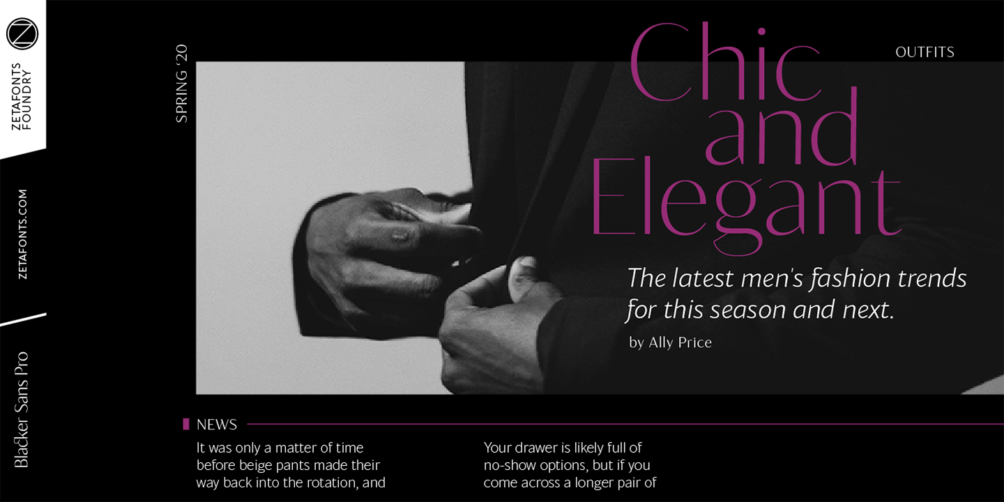 Blacker Sans Text Font
