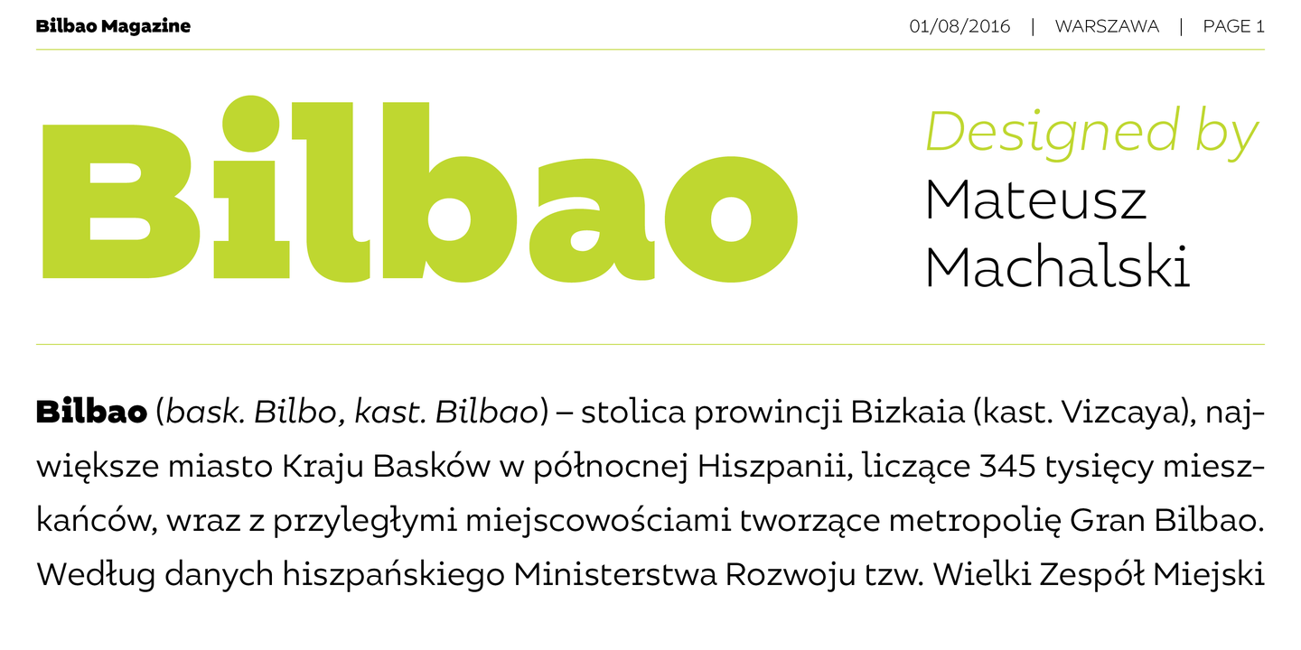 Bilbao Font