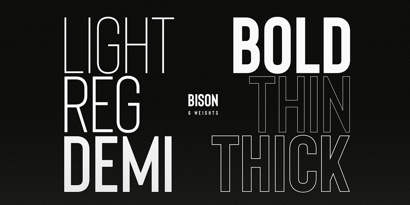 Bison Font