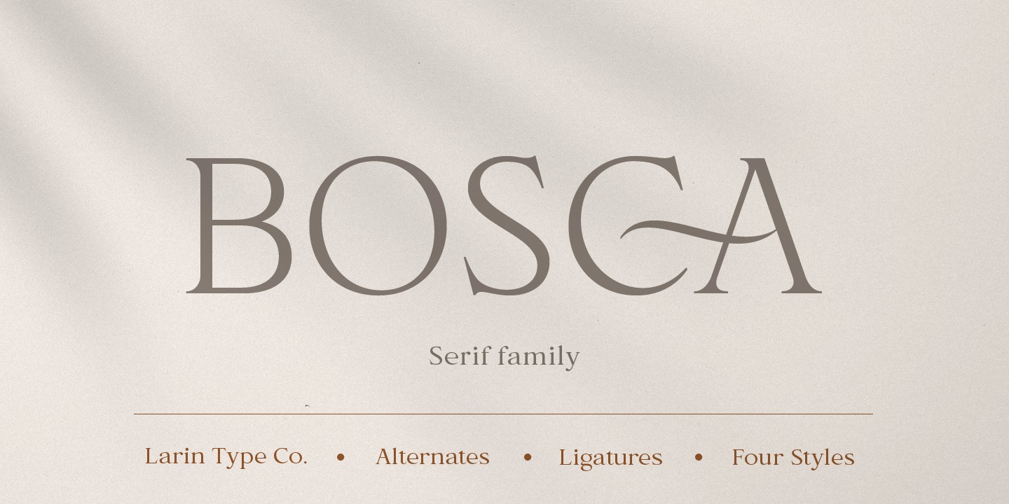 Bosca Font