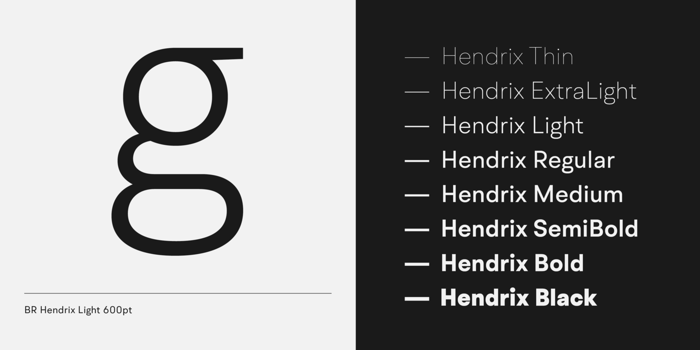 BR Hendrix Font