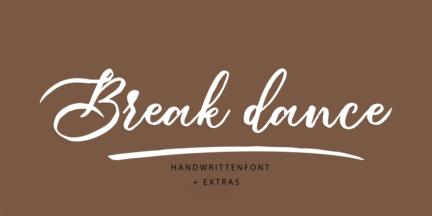 Break Dance Font