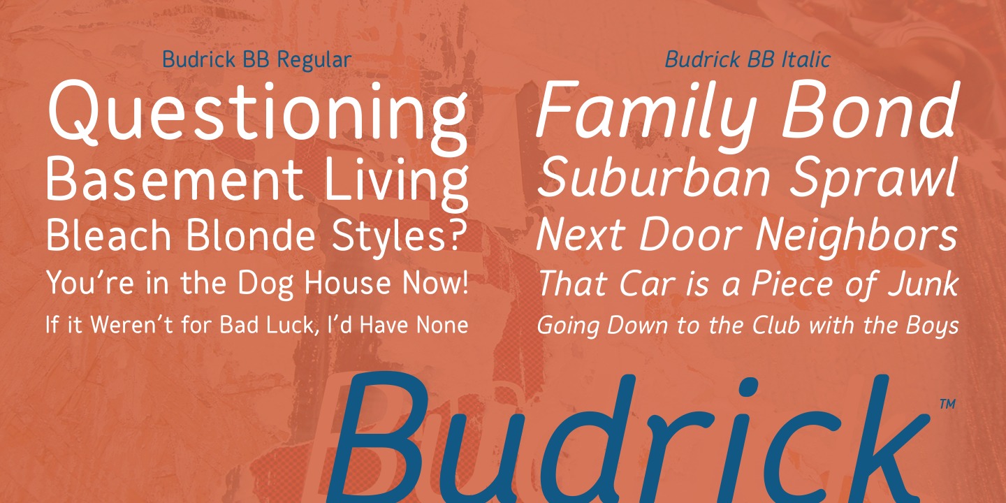Budrick BB Font