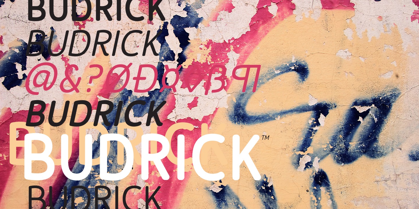 Budrick BB Font