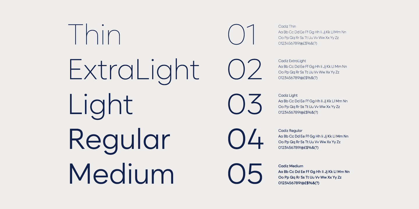 Cadiz Font