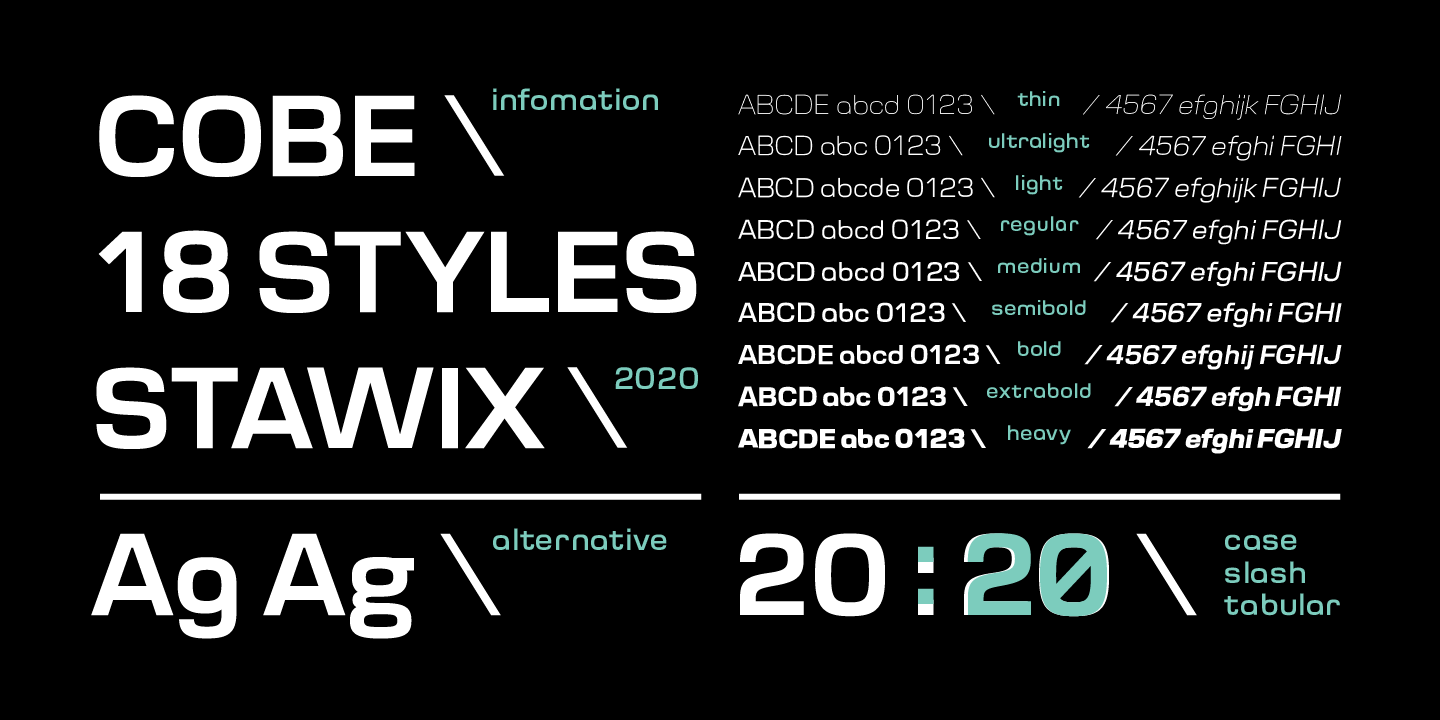 Cobe Font