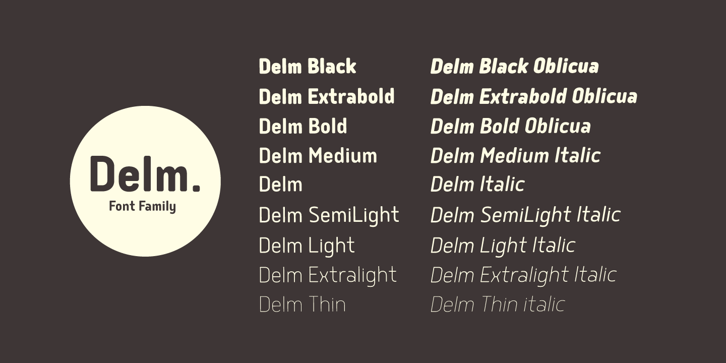 Delm Font
