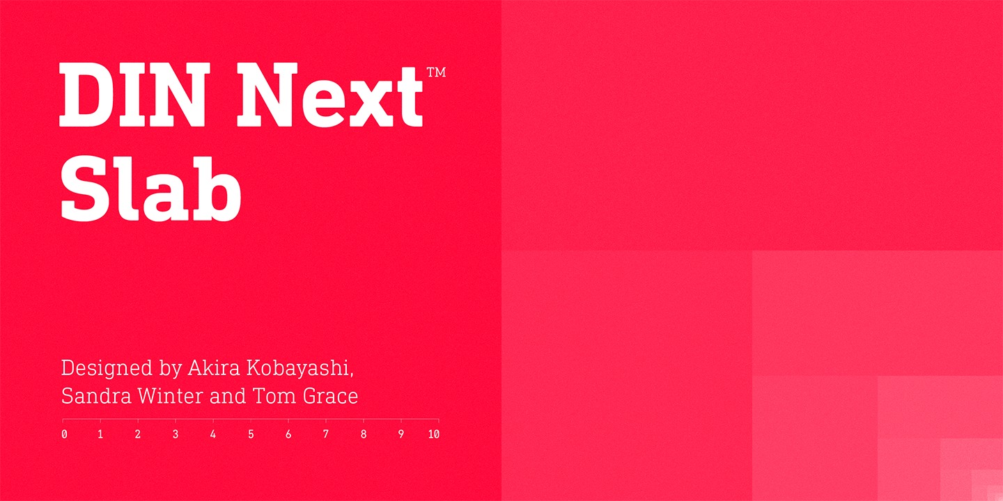 DIN Next Slab Font