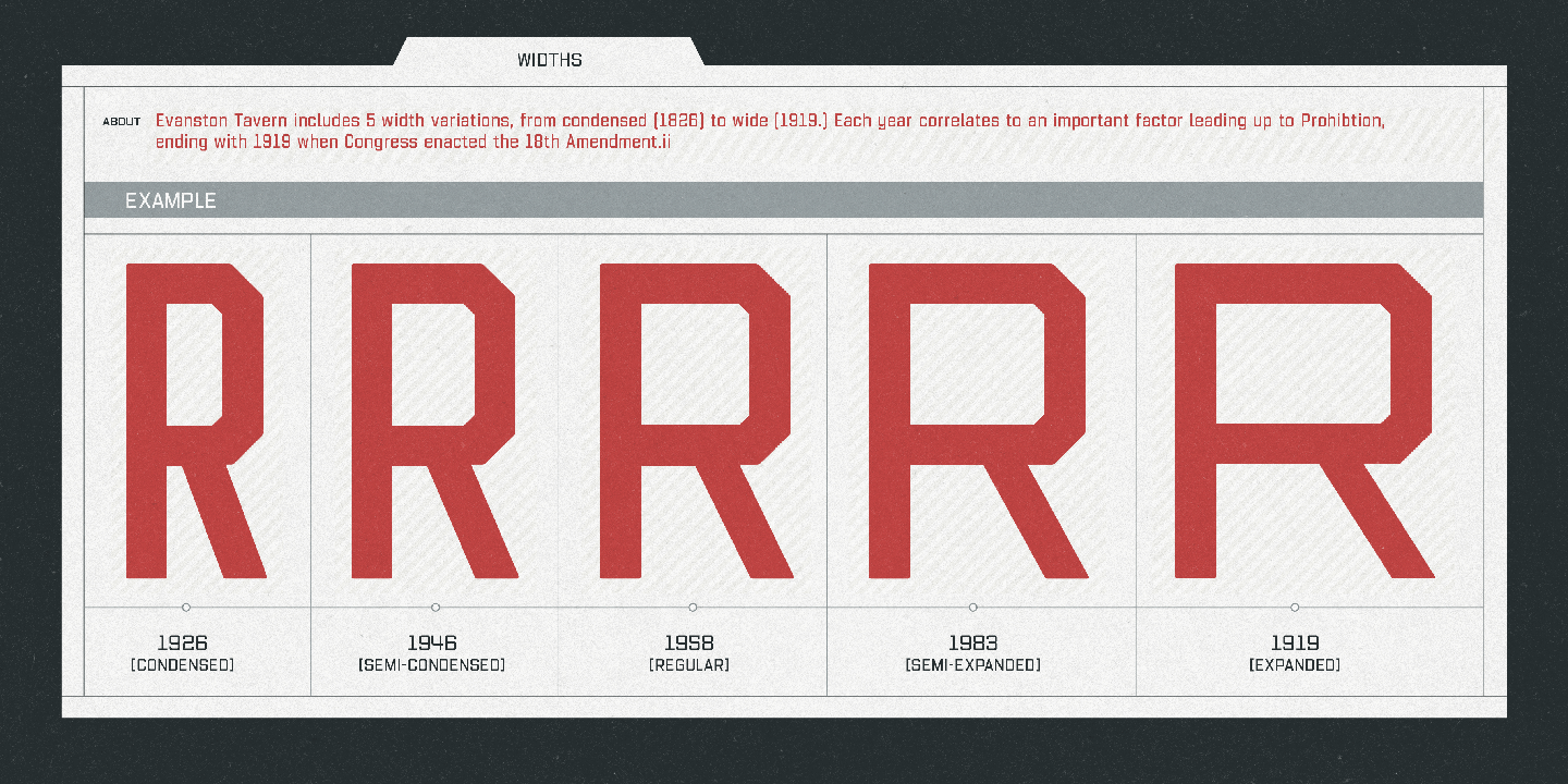 Evanston Tavern 1846 Font
