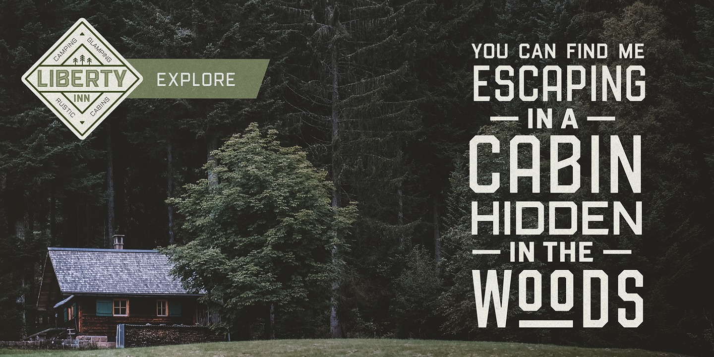 Evanston Tavern 1858 Font