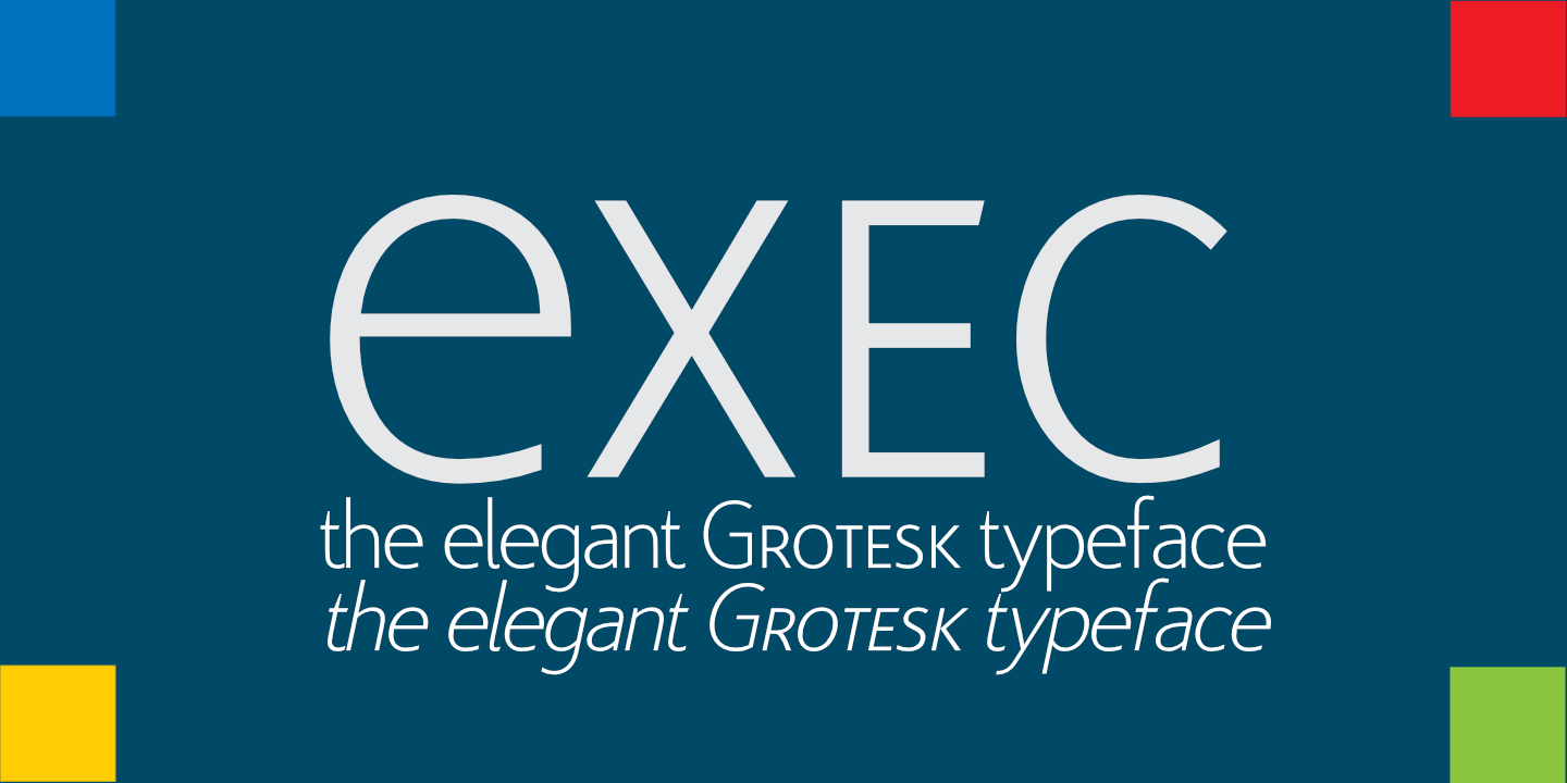 Exec Font