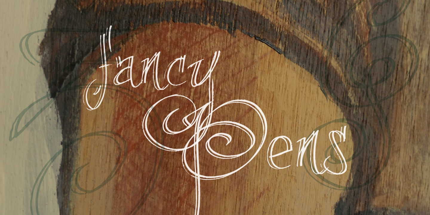 fancyPens Font