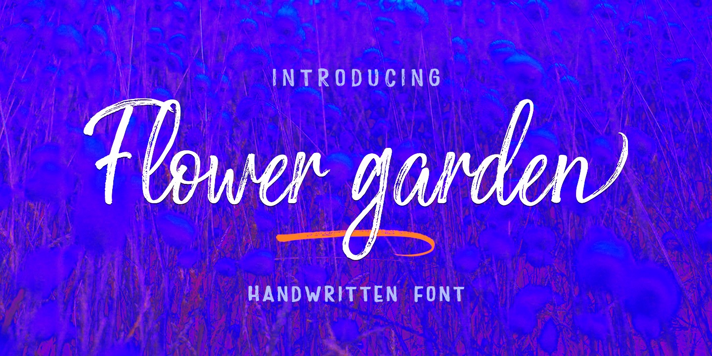 Flower Garden Font