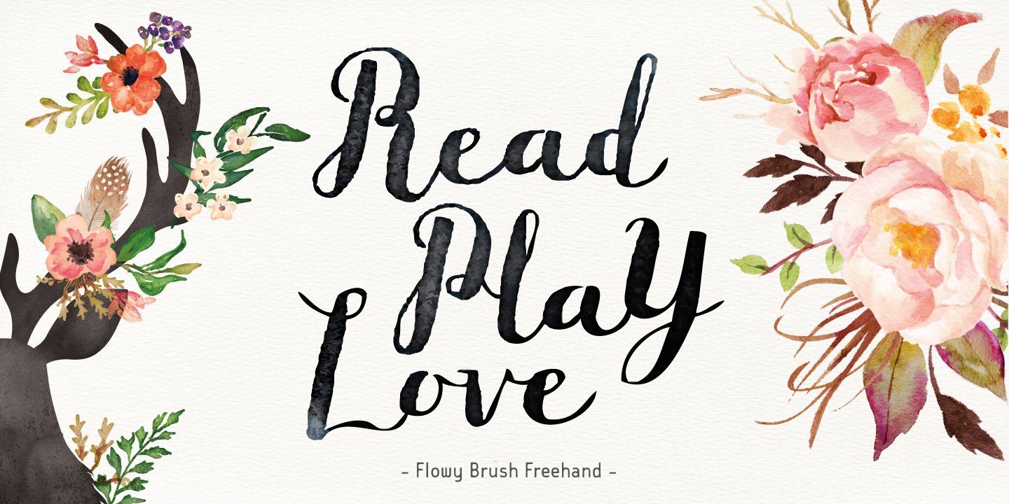 Flowy Font
