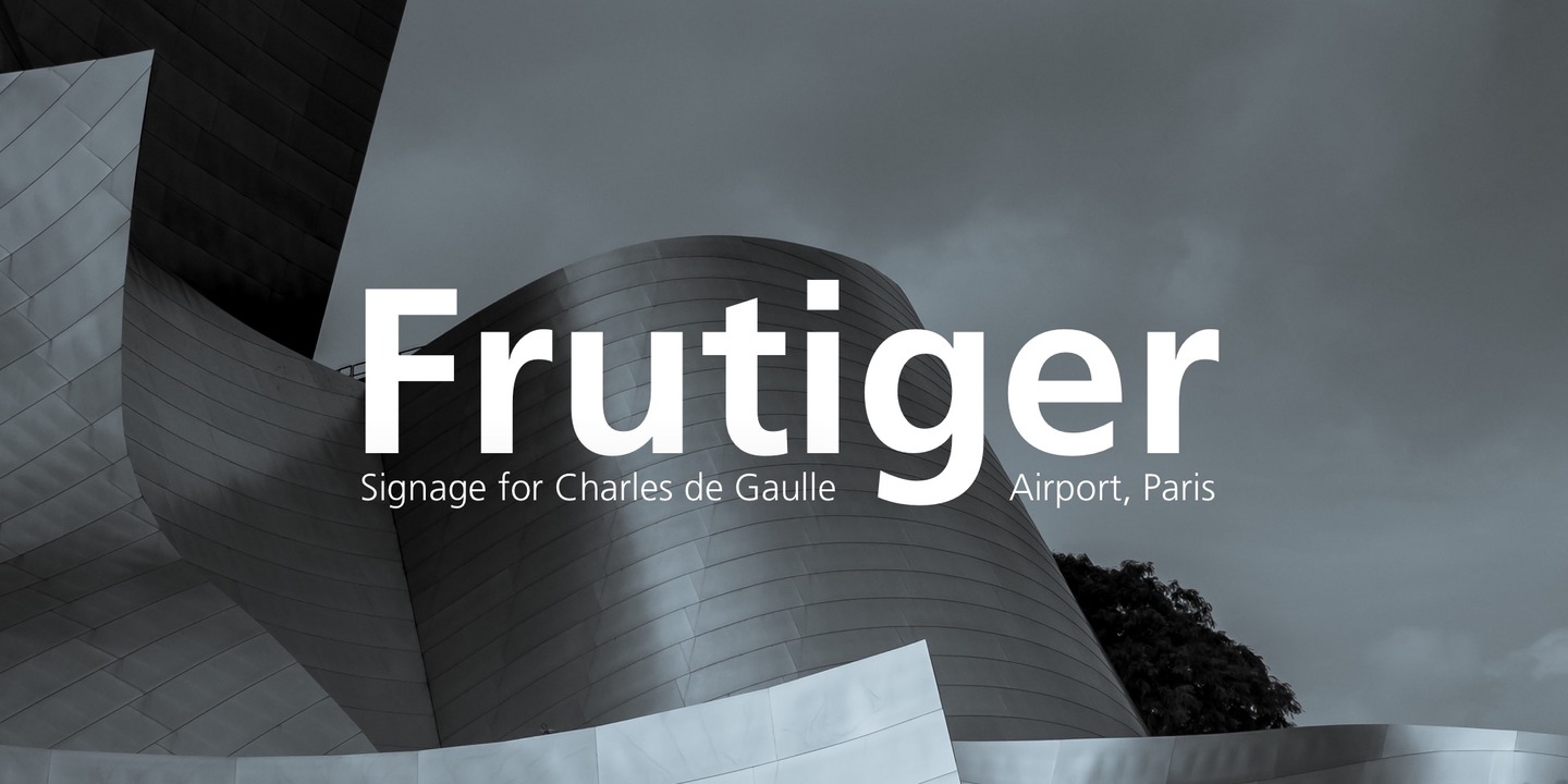Frutiger Pro Condensed Font
