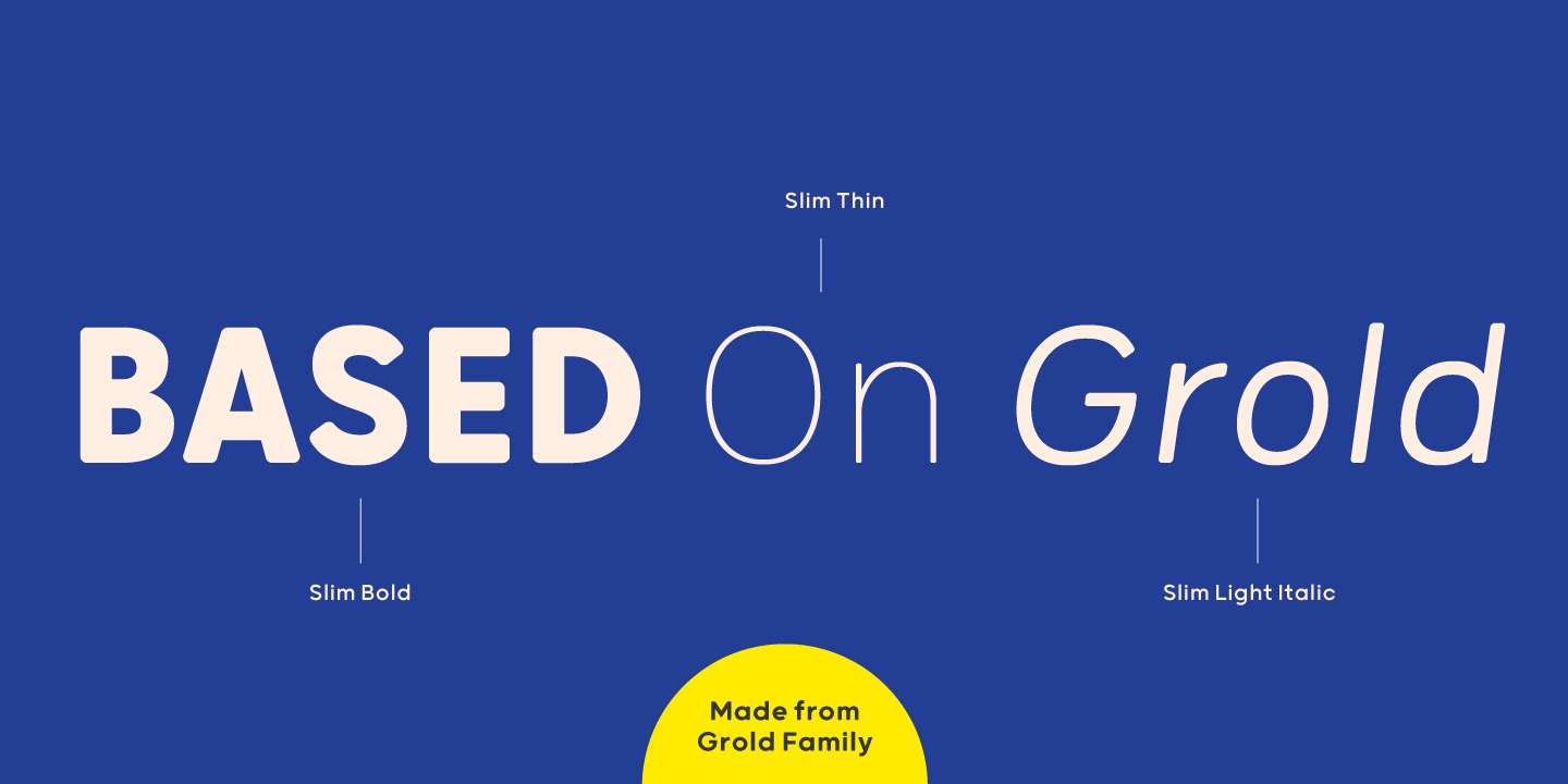 Grold Rounded Font