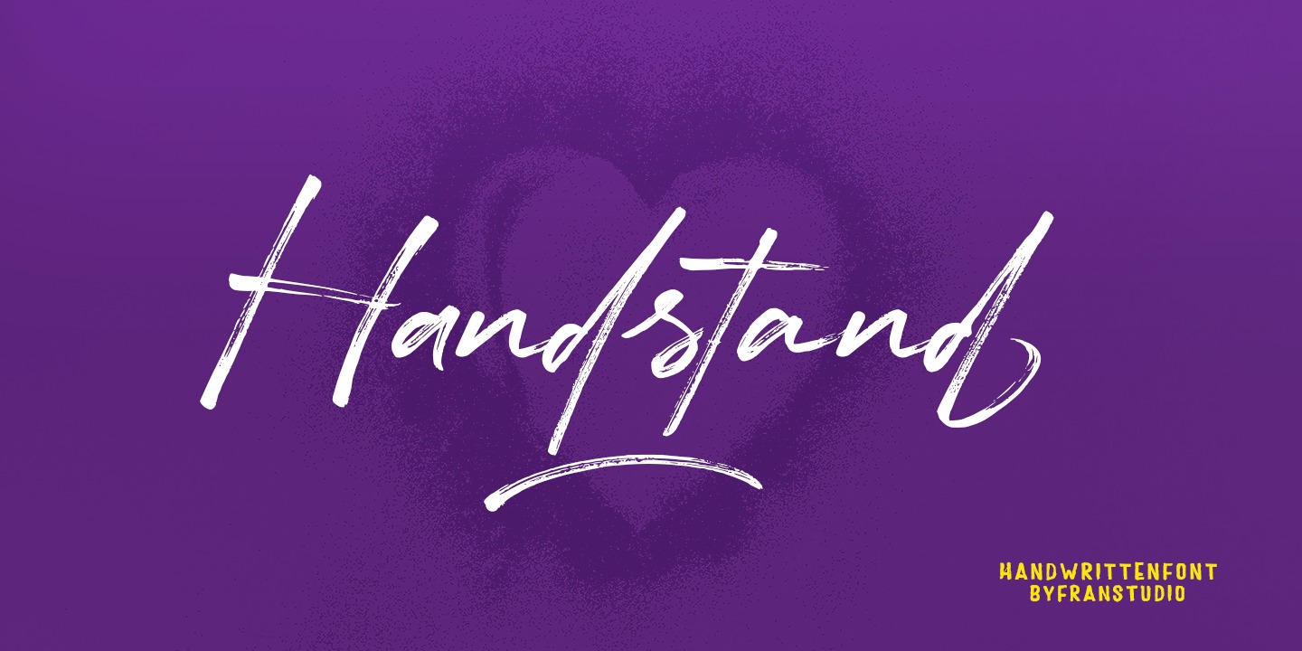 Handstand Font