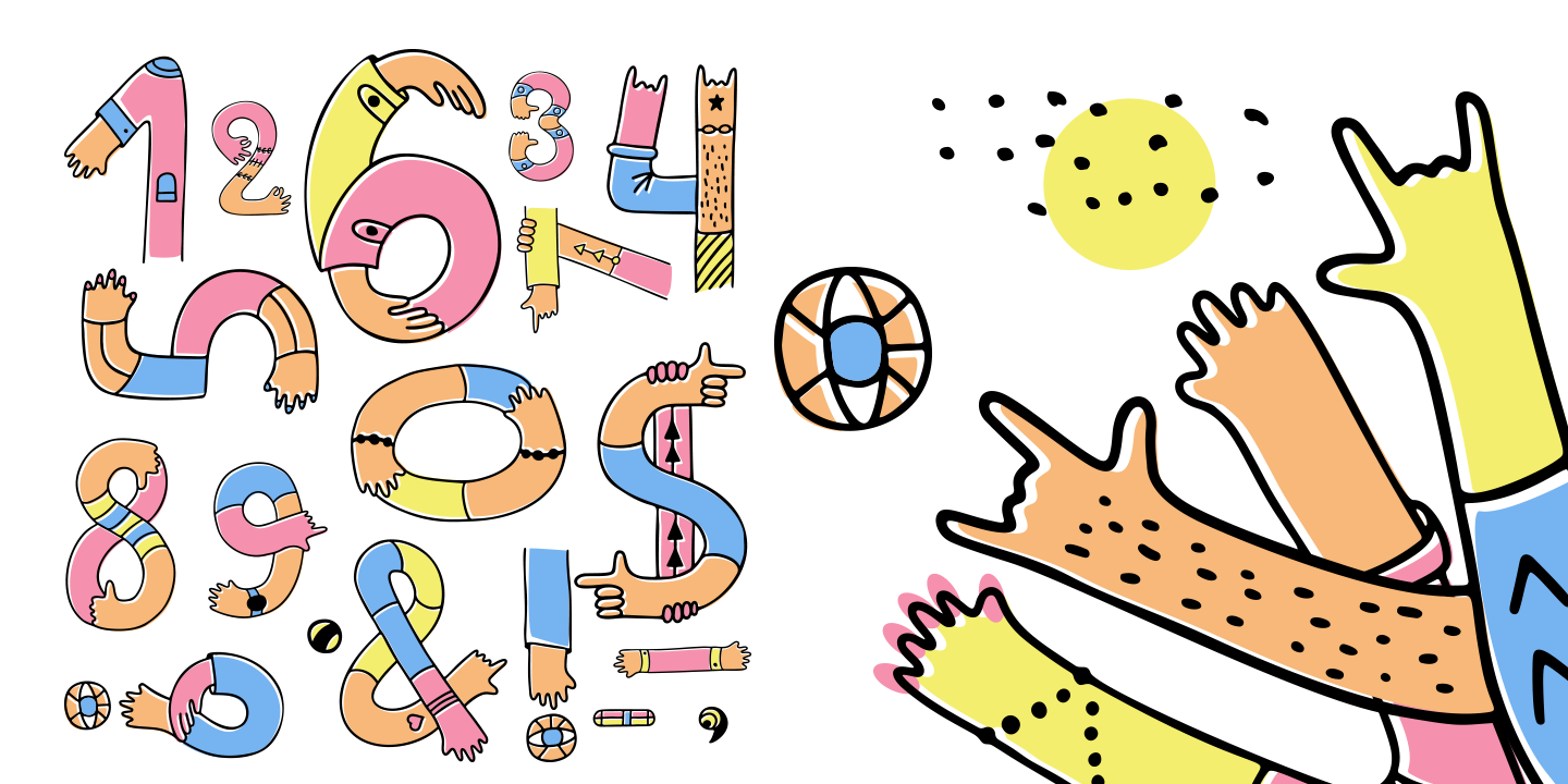 Handsup Font