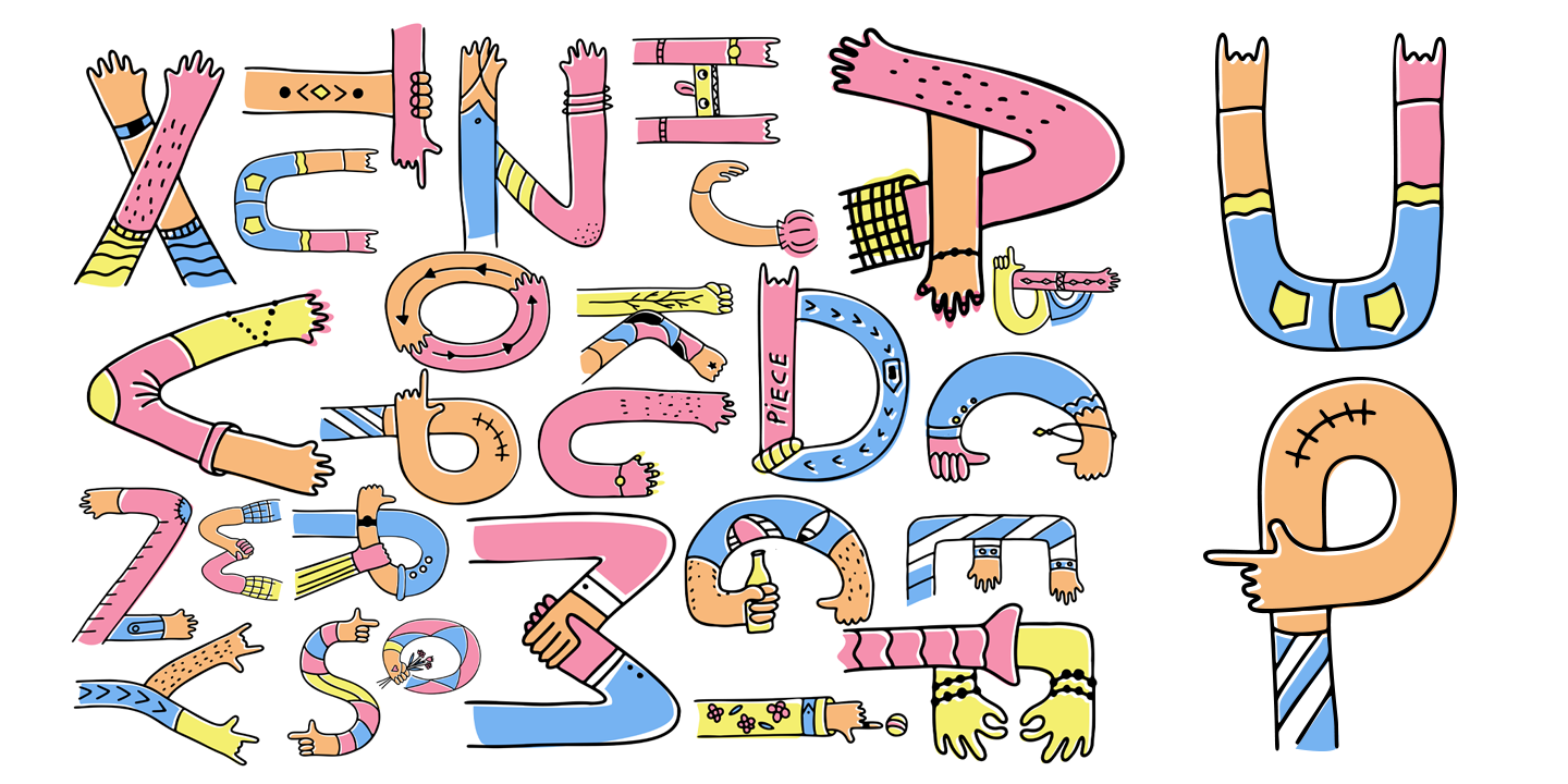 Handsup Font