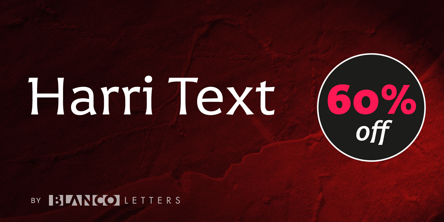 Harri Text Font