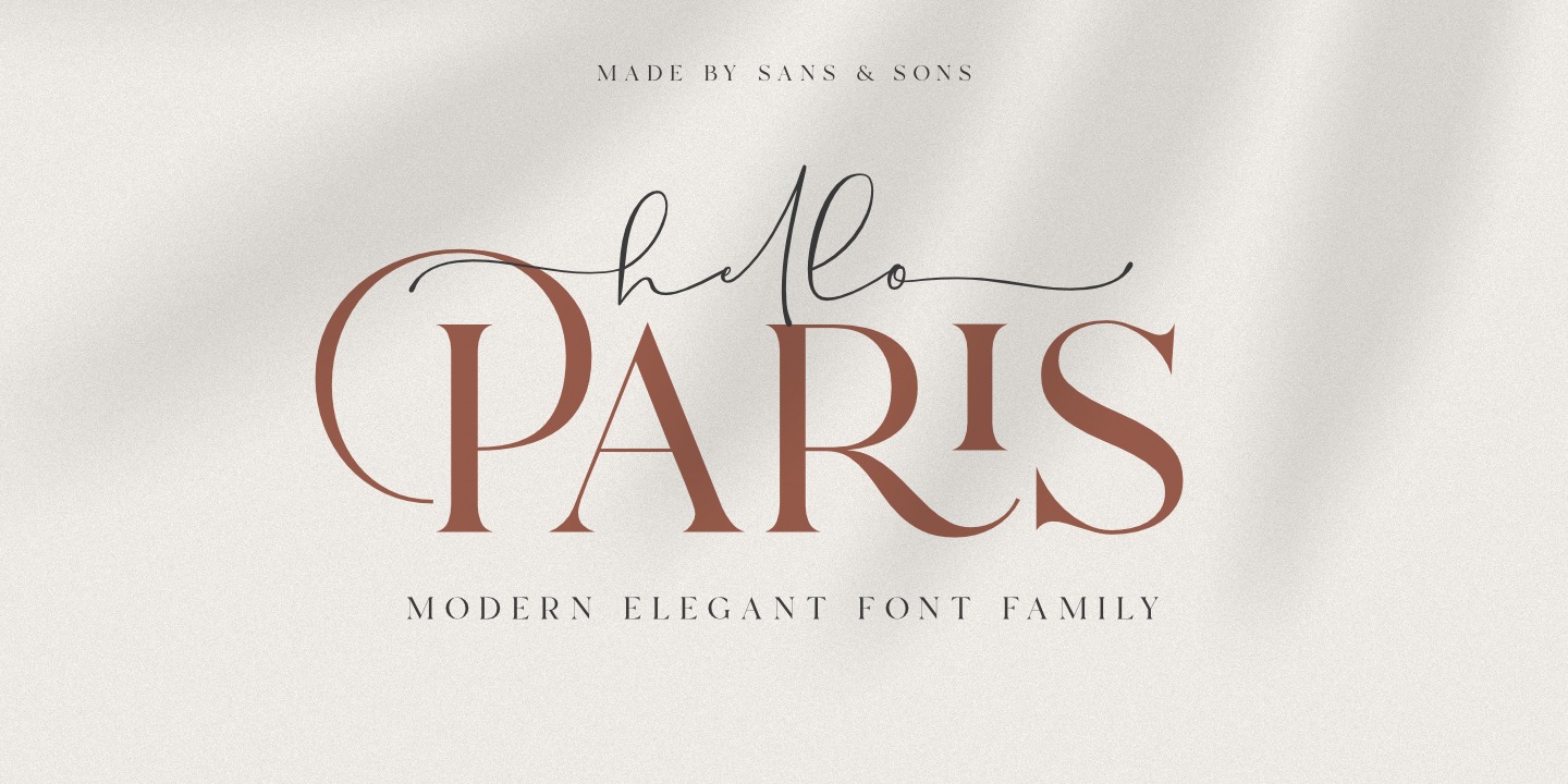 Hello Paris Font