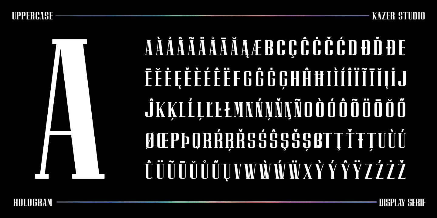 Hologram Font