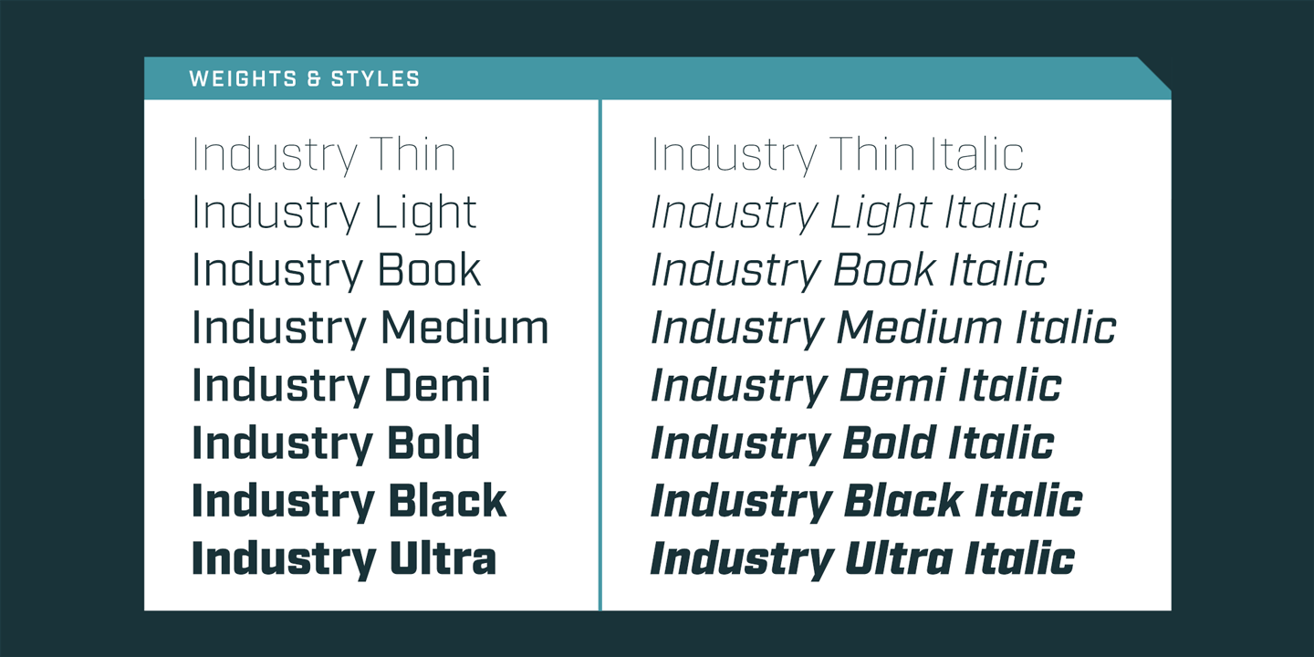 Industry Font