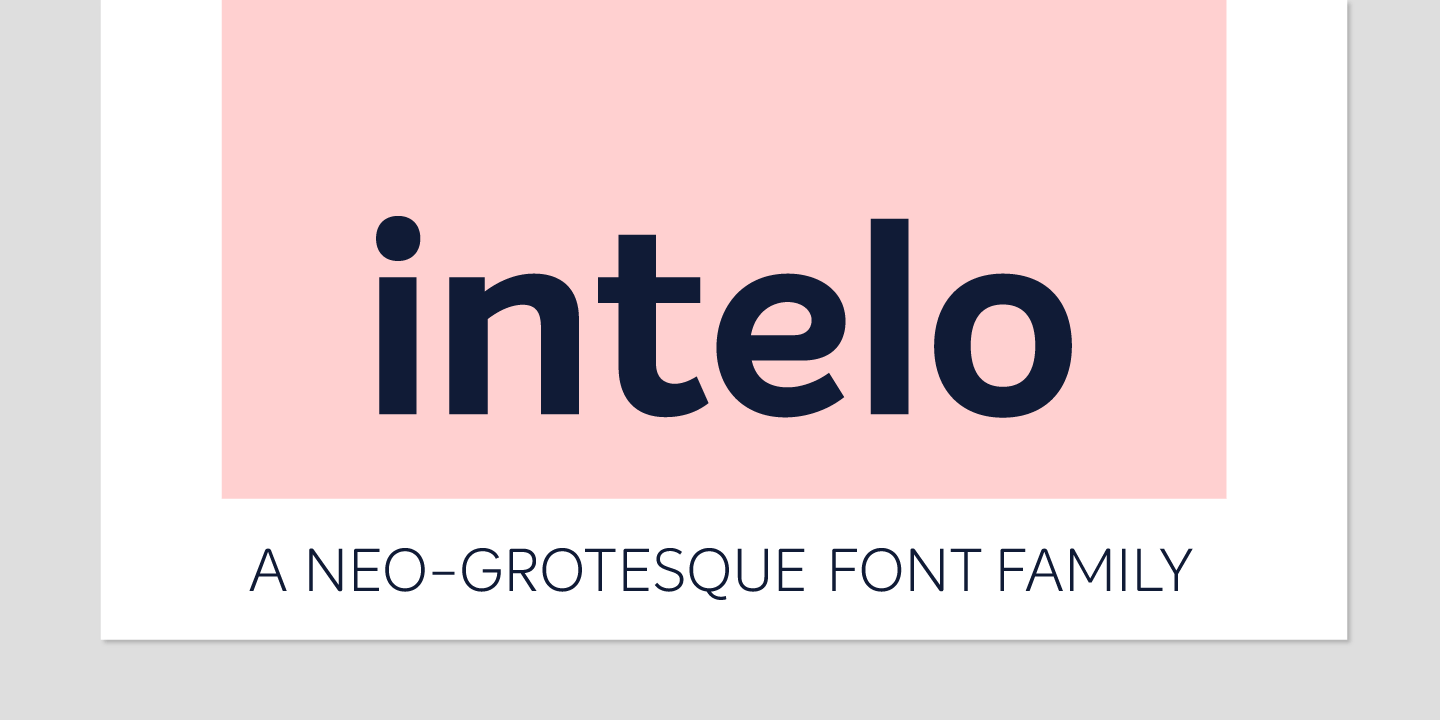Intelo Font