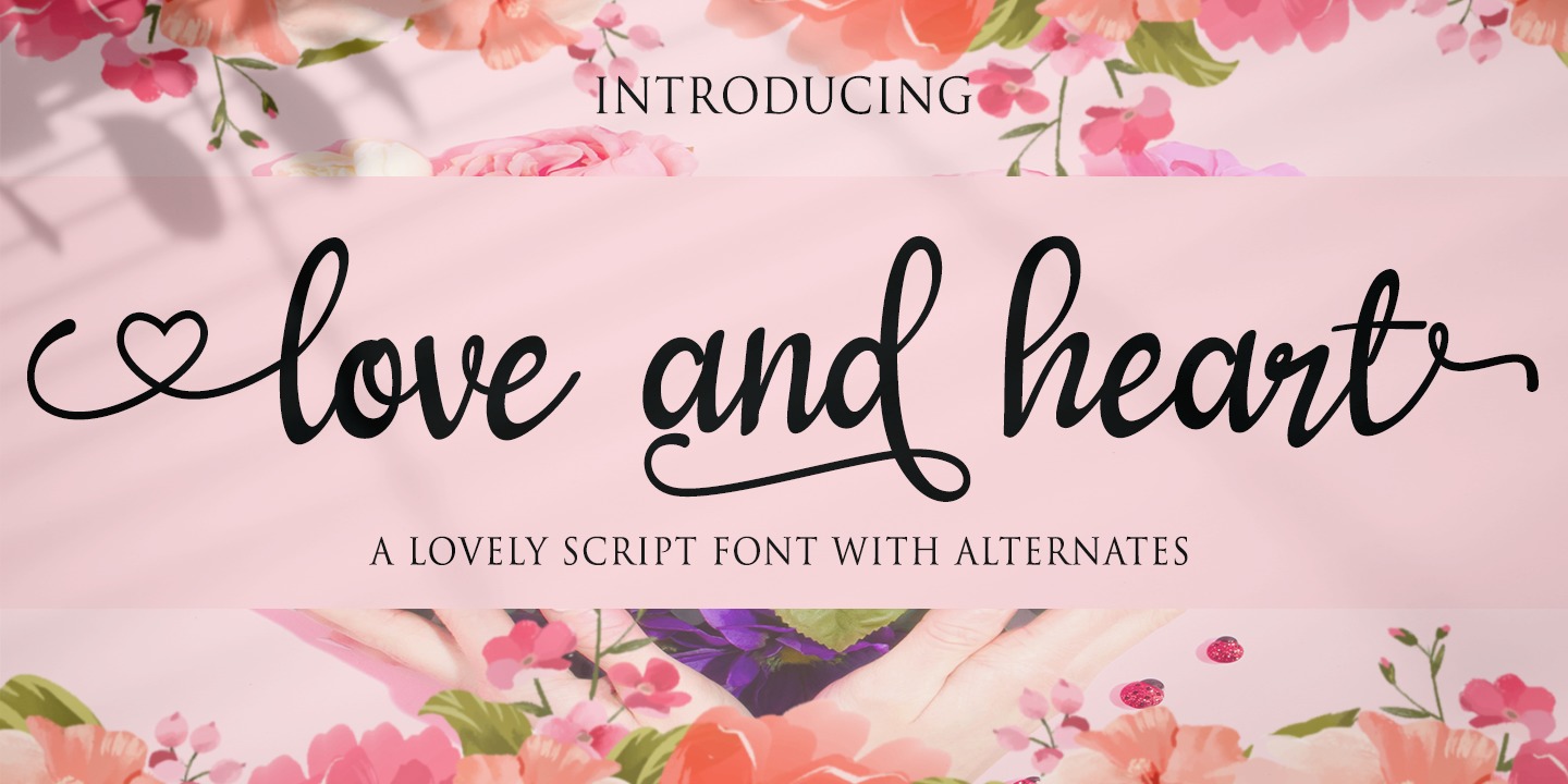 love & heart Font