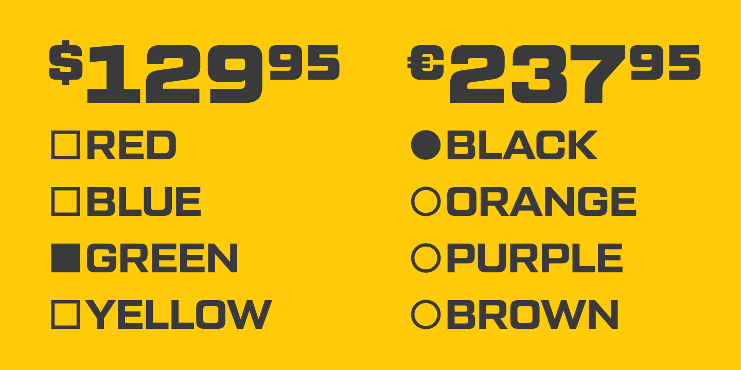 Tactic Sans Extra Extended Font