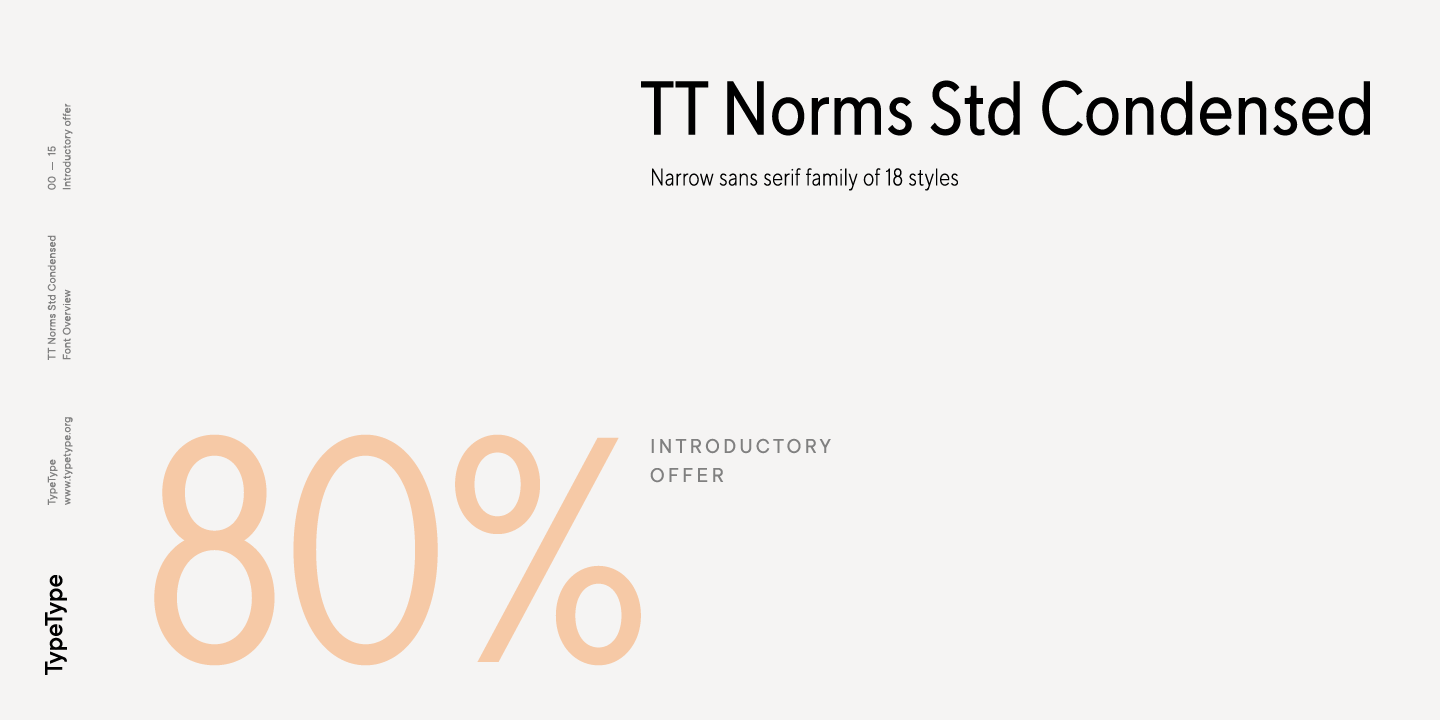TT Norms Std Condensed Font