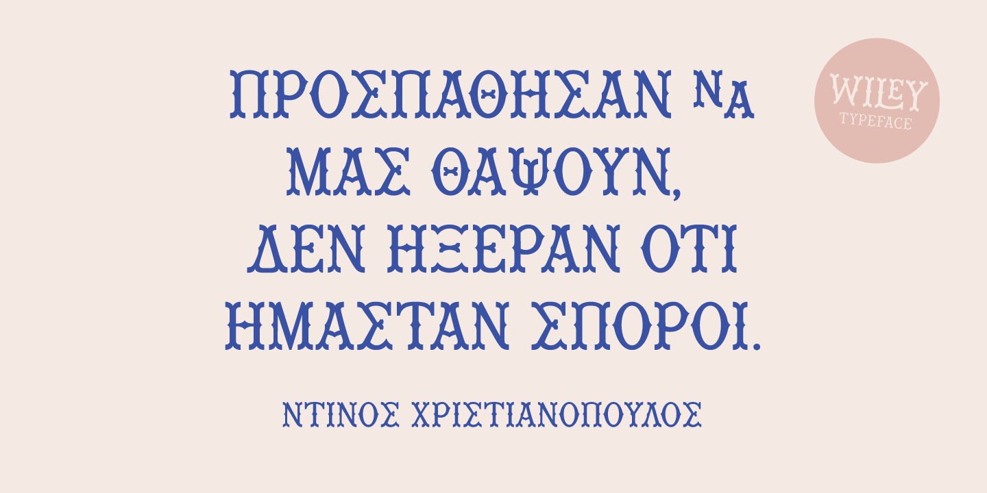 Wiley Font