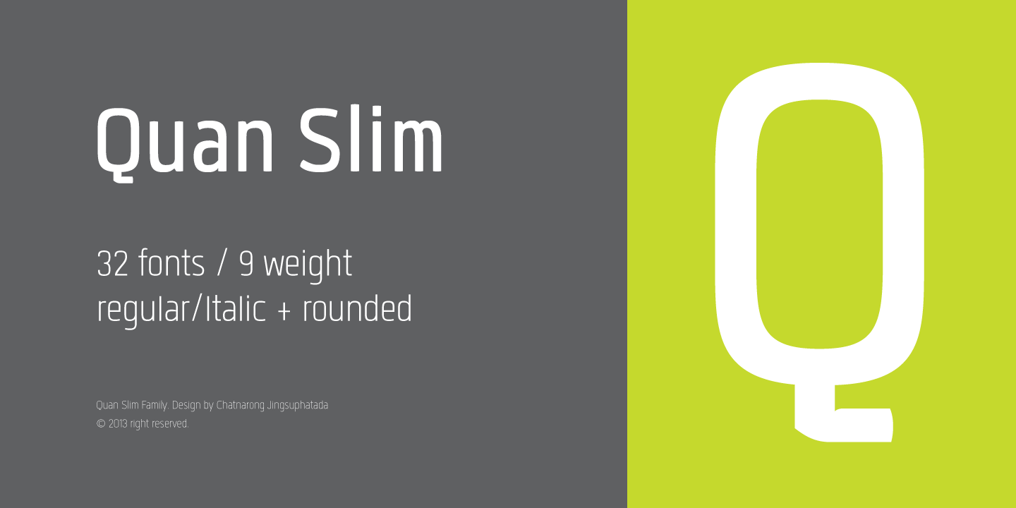 Quan Slim Font