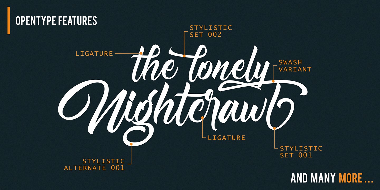 Nightfall Script Font