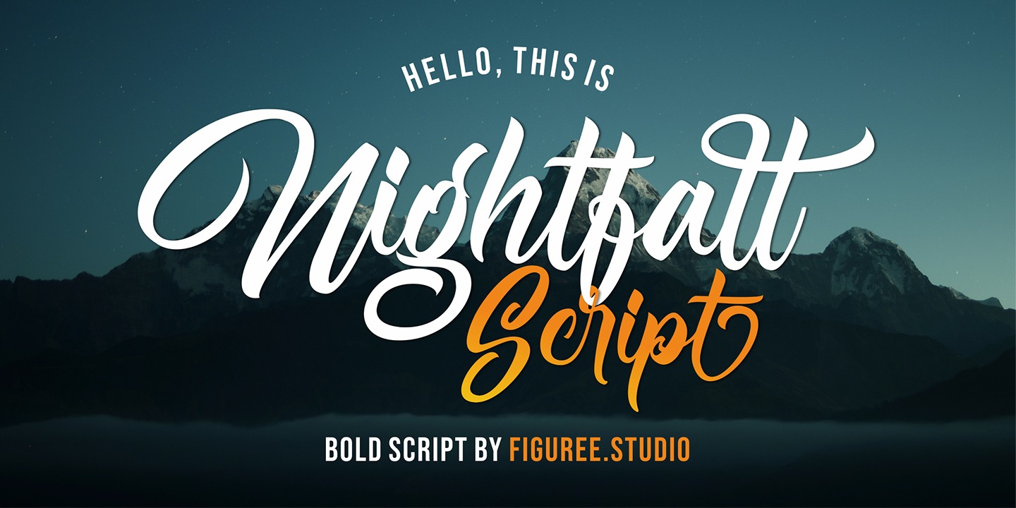 Nightfall Script Font