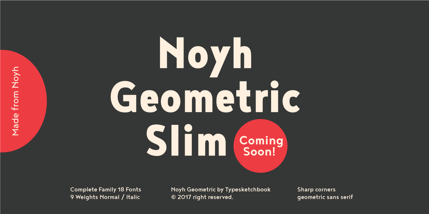 Noyh Geometric Font