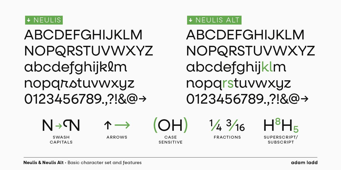 Neulis Alt Font