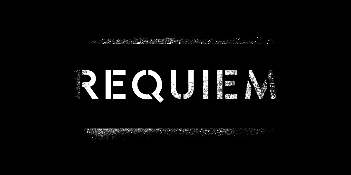 -OC Format Stencil Font